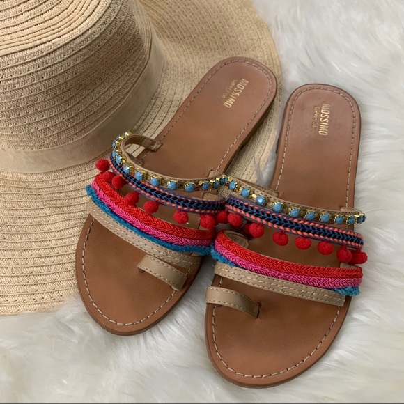 Mossimo Supply Co. | Shoes | Mossimo Colorful Summer Strappy Sandal ...